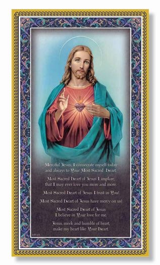 SACRED HEART OF JESUS PLAQUE - Divine Mercy Gift Shop