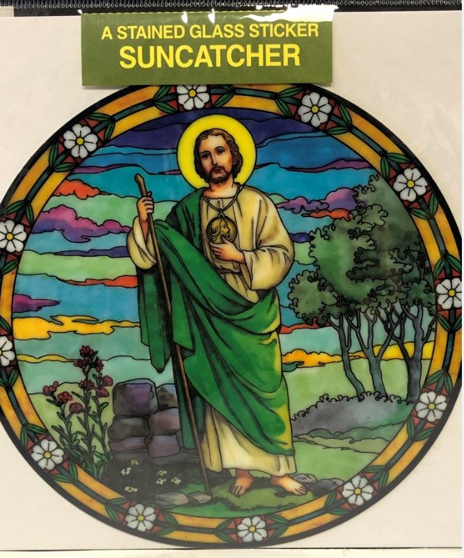 ST JUDE STATIC STICKER - Divine Mercy Gift Shop