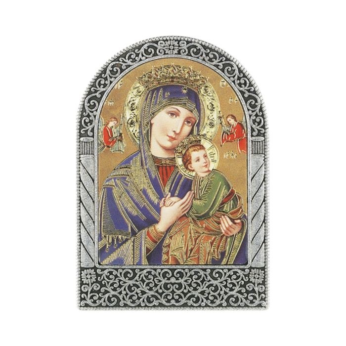 OUR LADY OF PERPETUAL HELP STANDING PLAQUE - Divine Mercy Gift Shop