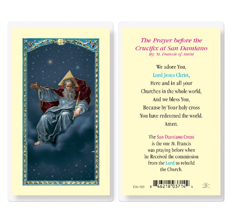 PRAYER BEFORE THE CRUCIFIX AT SAN DAMIANO - Divine Mercy Gift Shop