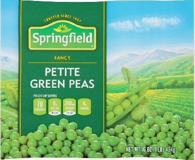 Springfield Petite Peas 16 oz - SAMI'S FAIRFAX GROCERY