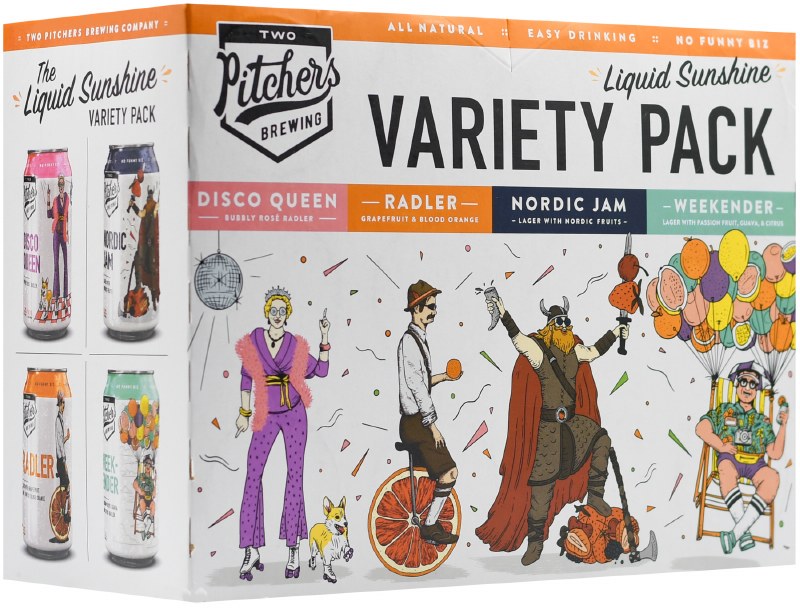 Two Pitchers Liquid Sunshine Variety Pack 12pk 12oz Can - Legacy Wine ...