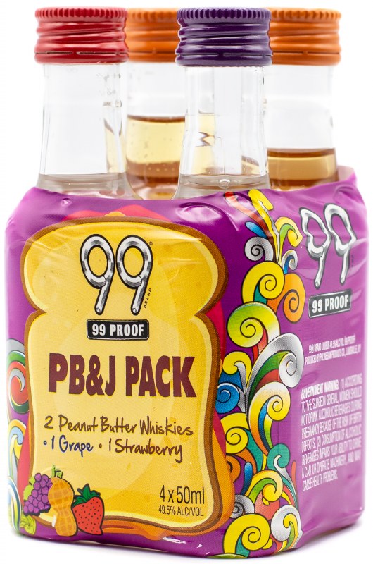 99 PB&J Pack 4pk 50ml - Legacy Wine and Spirits