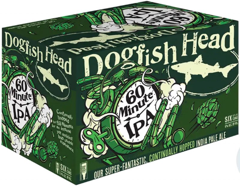 Dogfish Head 60 Minute IPA 6pk 12oz Can - Legacy Wine and Spirits