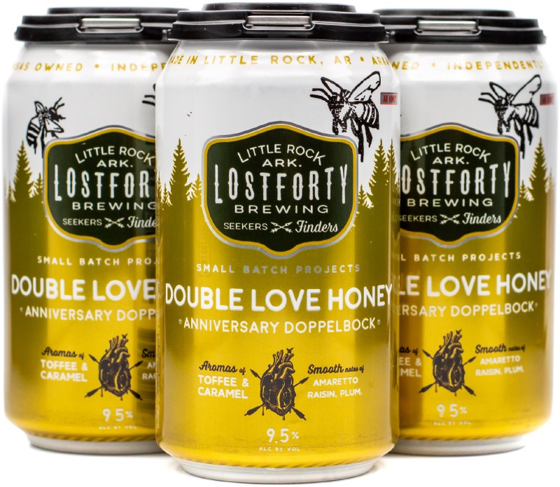 Lost Forty Double Love Honey 4pk 12oz Can - Legacy Wine and Spirits