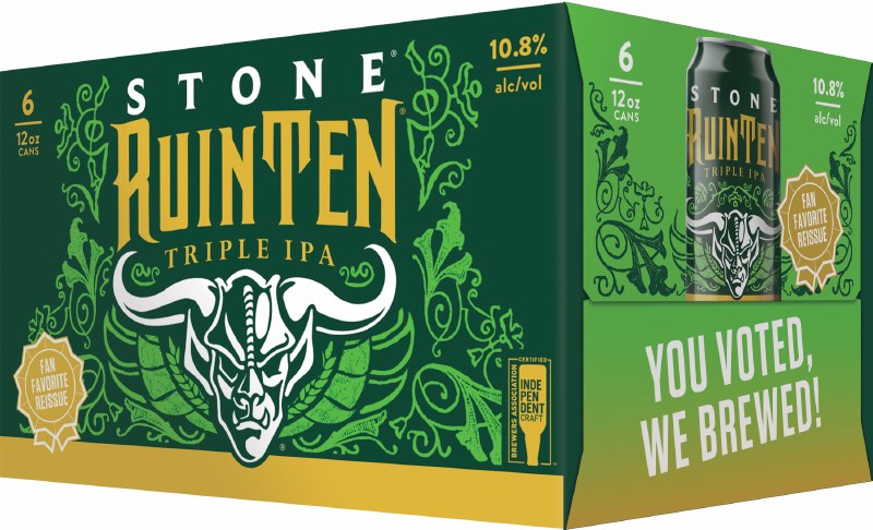 Stone Ruinten Triple IPA 6pk 12oz Can - Legacy Wine and Spirits