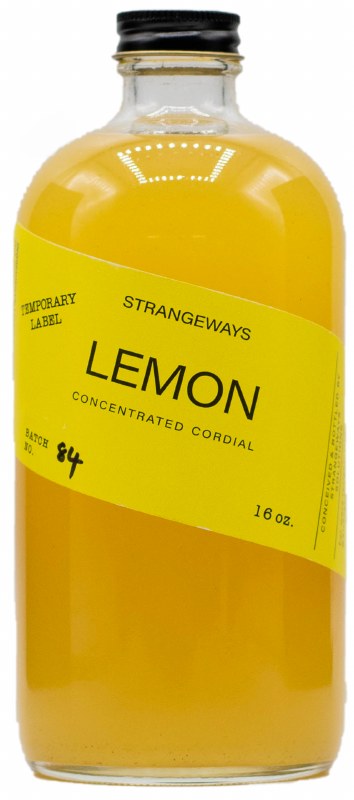 Strangeways Lemon Cordial 16oz - Legacy Wine and Spirits