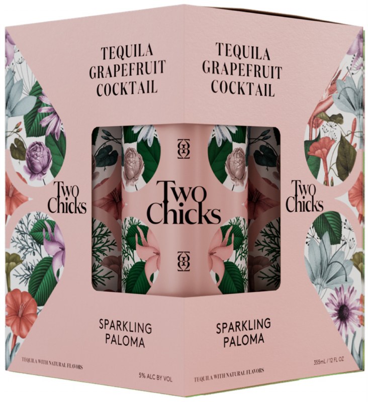 Two Chicks Sparkling Paloma 4pk 355ml Can - Legacy Wine and Spirits