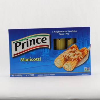 Prince Manicotti - HarvesTime Foods