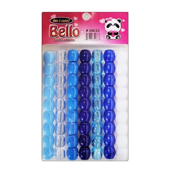 Bello Jumbo Hair Beads - Large Package - Blue Tone #39033 - Beauty ...