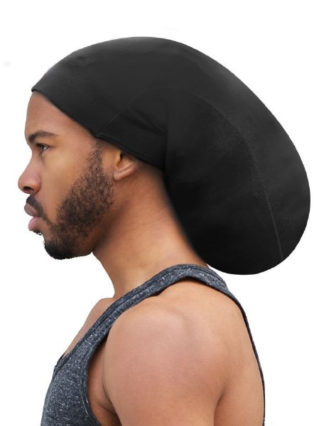 King J Dreadlocks Wave Cap Black #084 - Beauty Depot Online