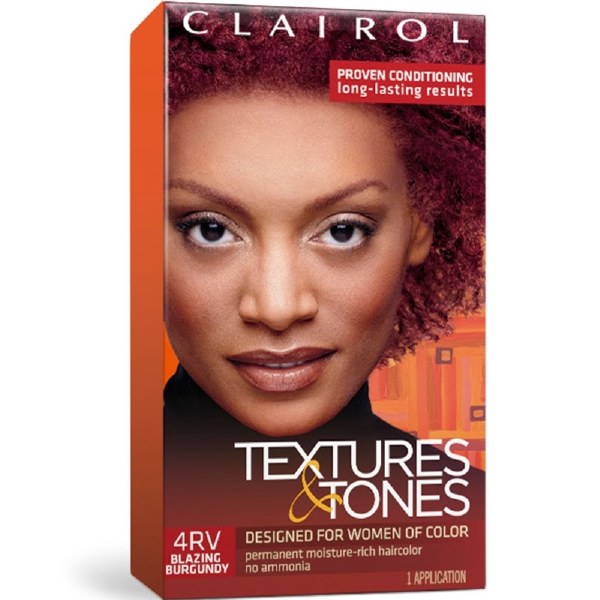Textures & Tones Hair Color 4RV Blazing Burgundy - Beauty Depot