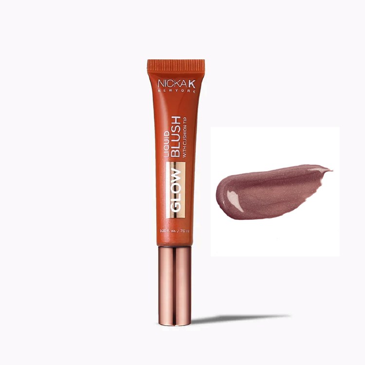 Nicka K Liquid Glow Blush #FLLG04 - Cinnamon - Beauty Depot Online