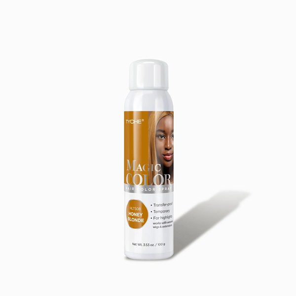 Tyche Magic Hair Color Spray #HLTS08 - Honey Blonde - Beauty Depot Online