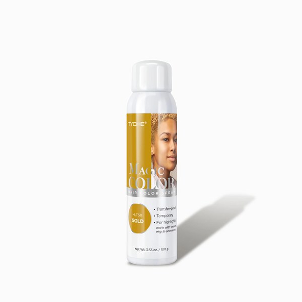 Tyche Magic Hair Color Spray #HLTS11 - Gold - Beauty Depot Online