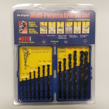 13PC DRILL BIT SET MULTI-PURPOSE - Big Tool Store LLC