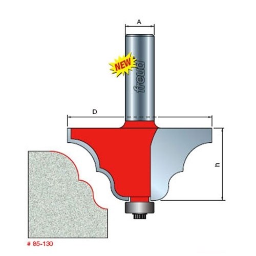 SOLID SURFACE EDGE PROFILE BIT - Big Tool Store LLC