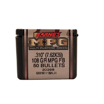 Barnes #30388 7.62x39 Caliber 108gr MPG 50/bx - ReloadingEverything