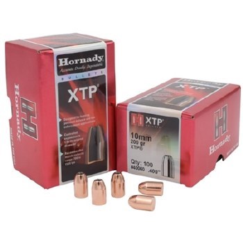 10mm 200gr HP/XTP Hornady #40060 100/bx - ReloadingEverything