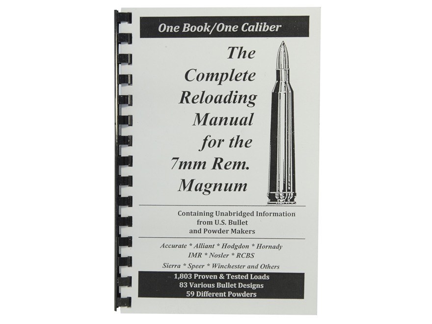Load Book 7mm Remington Magnum - ReloadingEverything