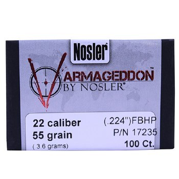 .22 Caliber 55gr VGDN Nosler #17235 100/bx - ReloadingEverything
