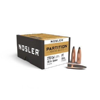 .270 Caliber 130gr PT Nosler #16322 50/bx - ReloadingEverything