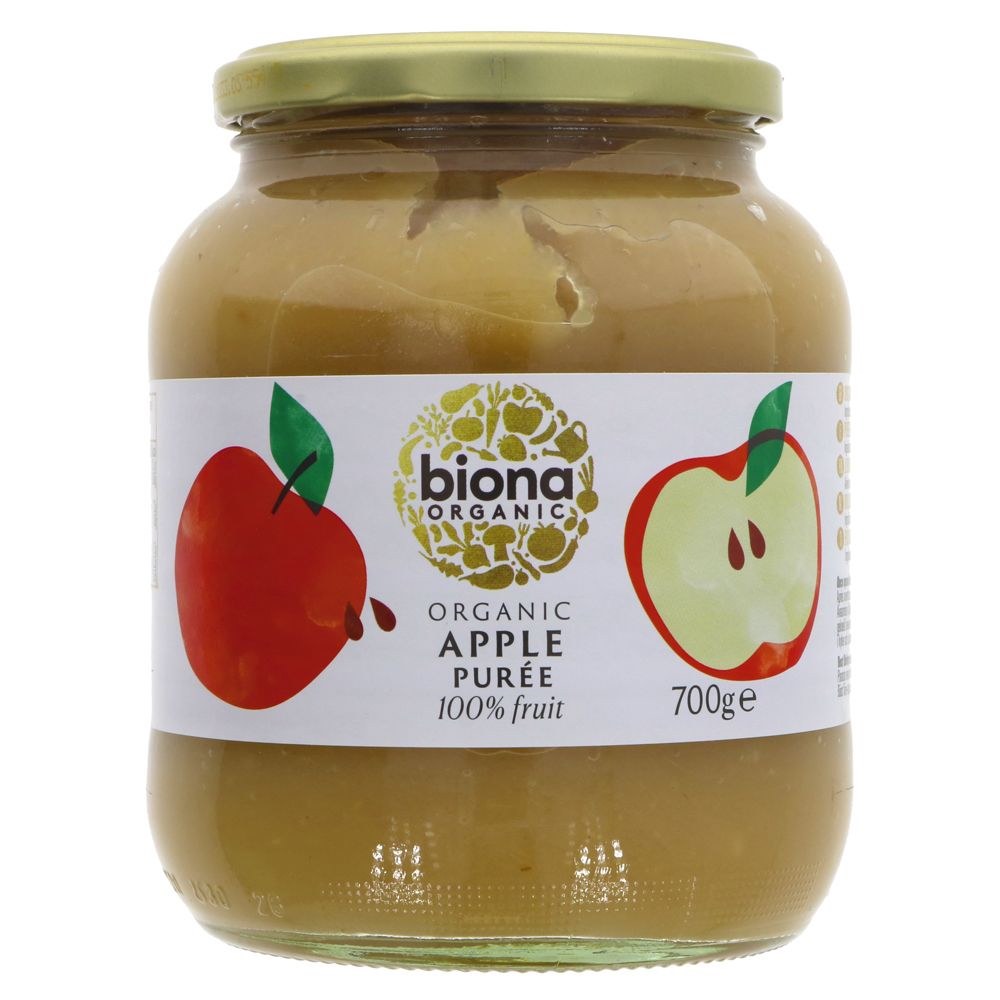 Biona Organic Apple Puree 700g - Fairhaven Wholefoods Ltd