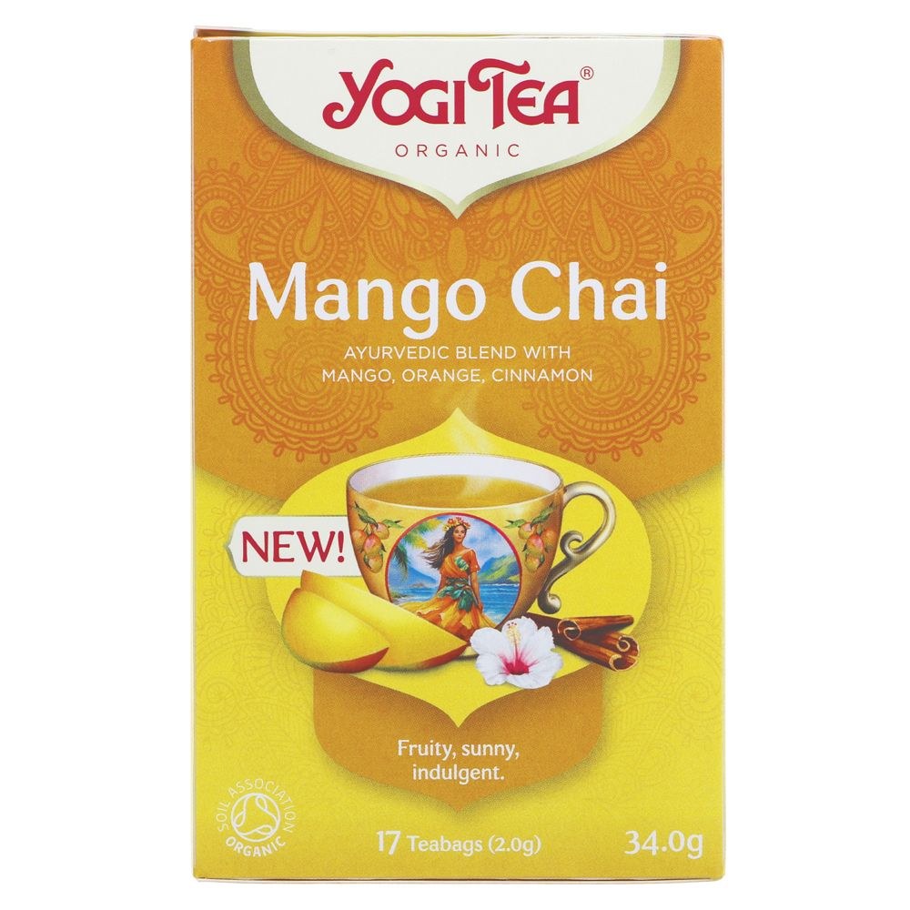 Yogi Tea Organic Mango Chai - Fairhaven Wholefoods Ltd