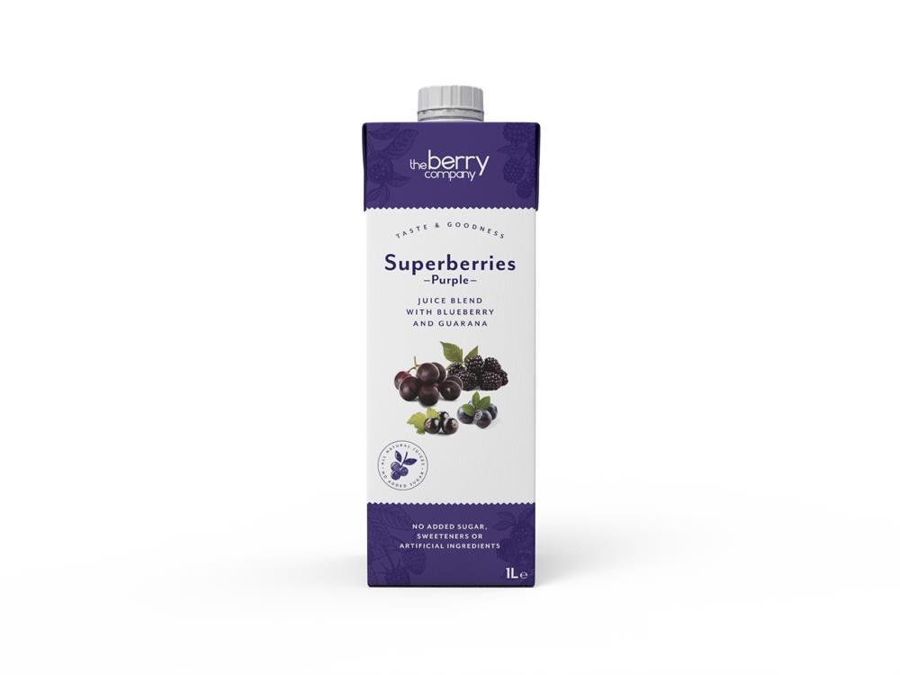 The Berry Company Superberries Purple Juice 1L - Fairhaven Wholefoods Ltd