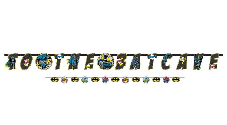 Batman Jumbo Banner Kit - Champion Party Supply