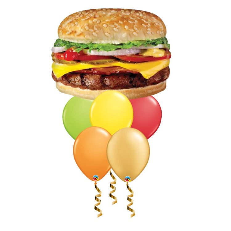 Everyday • Food Cheeseburger Balloon Bouquet - Champion Party Supply