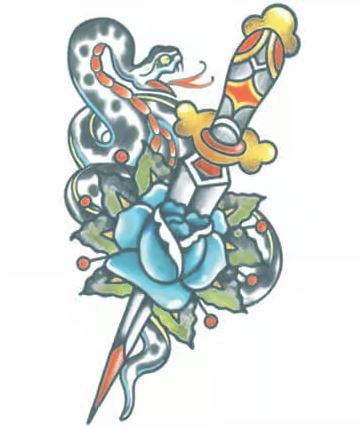 Tattoo Vintage DBD USAF - Champion Party Supply