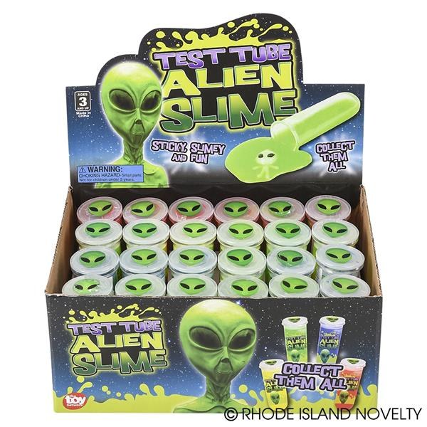 Alien Test Tube Slime Asst - Champion Party Supply