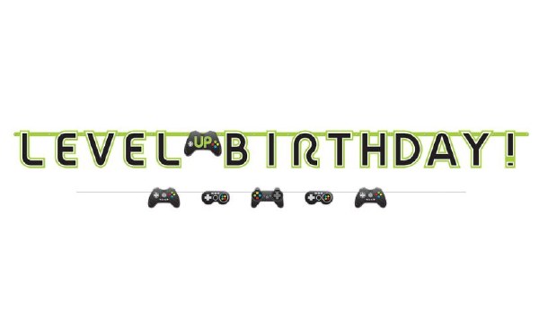 Level Up Birthday Banner Kit - Champion Party Supply