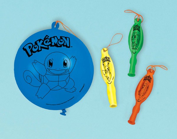 Pokemon Punch Balloon Favors - Champion Party Supply