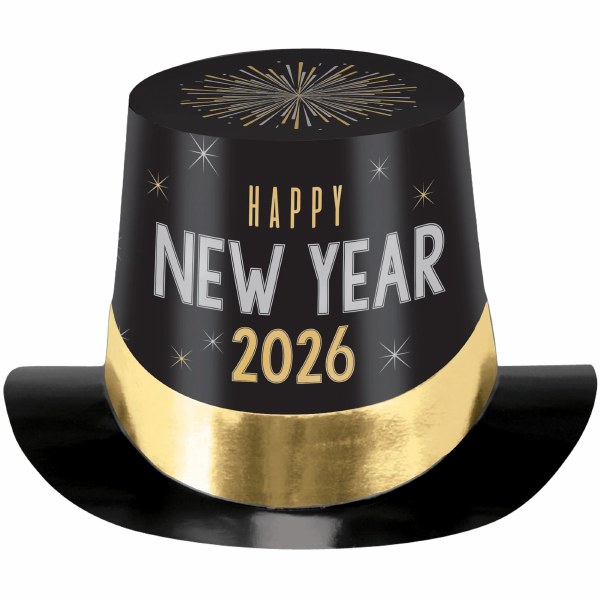 Top Hat Happy New Year 2026 - Champion Party Supply