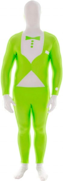 Morphsuit Green Glow Tux Lg - Champion Party Supply