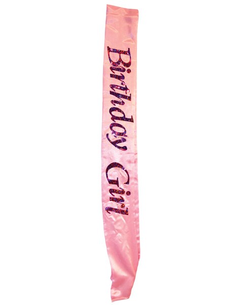 Birthday Girl Pink Sash - Champion Party Supply