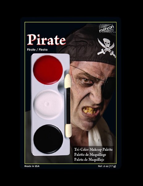 Tri Color Palette Pirate - Champion Party Supply