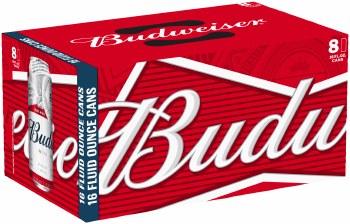 Budweiser 8 Pack 16oz Cans - The Liquor Book