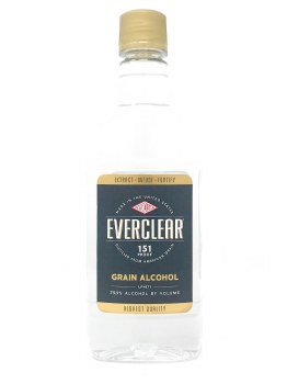 Everclear Grain Alcohol 750ml Plastic - The Liquor Book