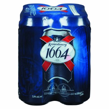 Kronenbourg 1664 4 Pack 16oz Cans - The Liquor Book
