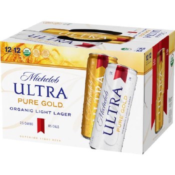 Michelob Ultra Pure Gold 12 Pack Cans - The Liquor Book
