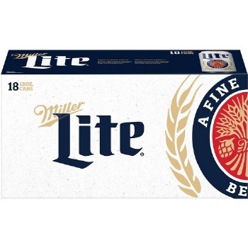 Miller Lite 18 Pack 16oz Cans - The Liquor Book