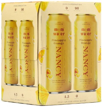Mom Water Pineapple Orange Nancy 4 Pack Cans - The Liquor Book