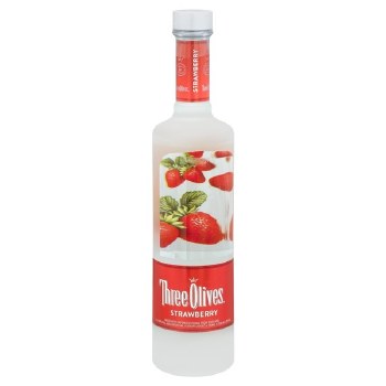 Three Olives Strawberry 750ml - The Liquor Book