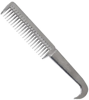 Aluminum Pulling Comb w/Handle - Equine Tack&Nutritionals