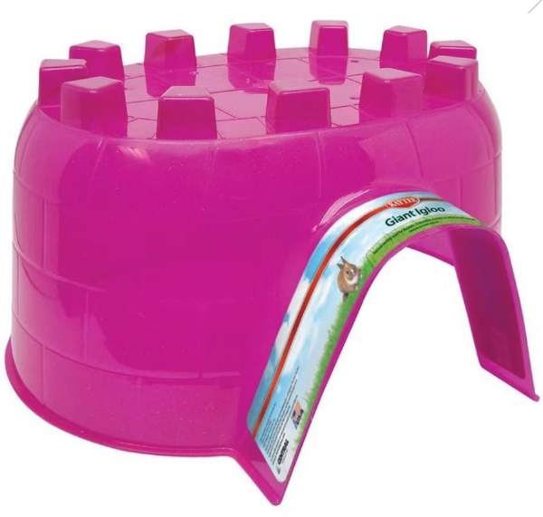 Kaytee Small Animal Igloo Hideout, Assorted Colors, Giant - Pet Store ...
