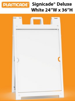 SIGNACADE DELUXE WHITE 24" x 36" - RELIABLE SIGN SUPPLY