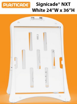 SIGNACADE NXT WHITE 24" x 36" - RELIABLE SIGN SUPPLY